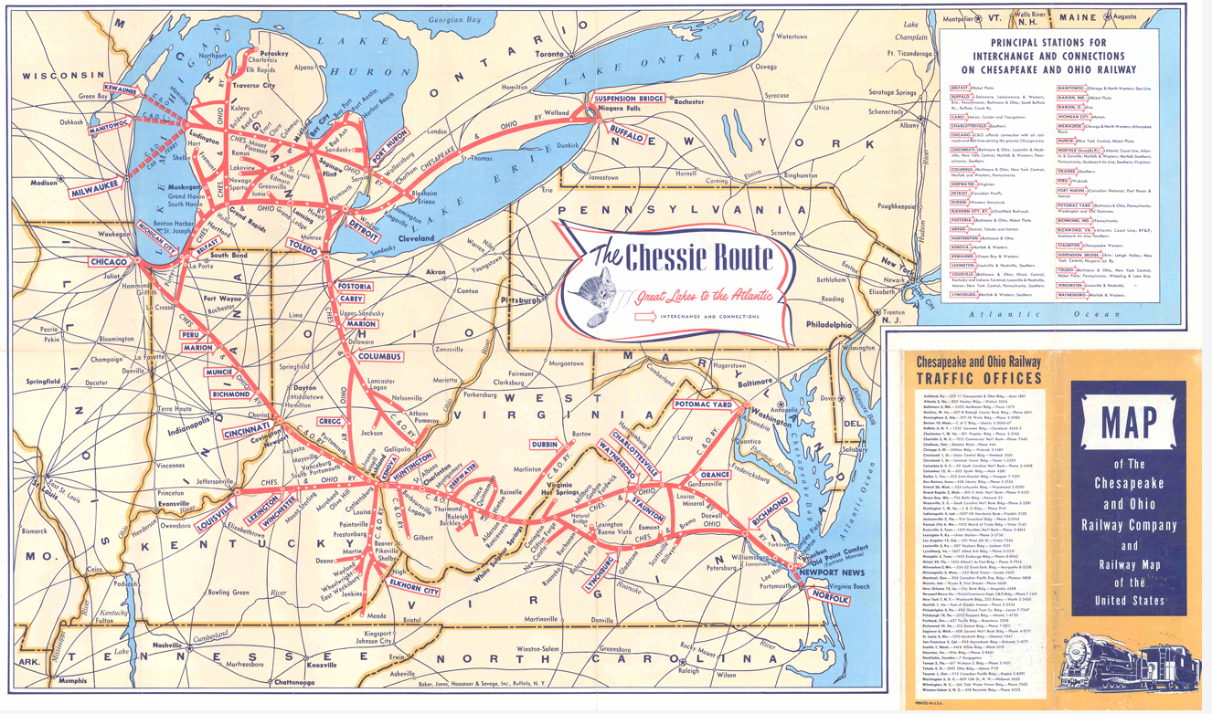 Chesapeake & Ohio Railway - C&O Railroad